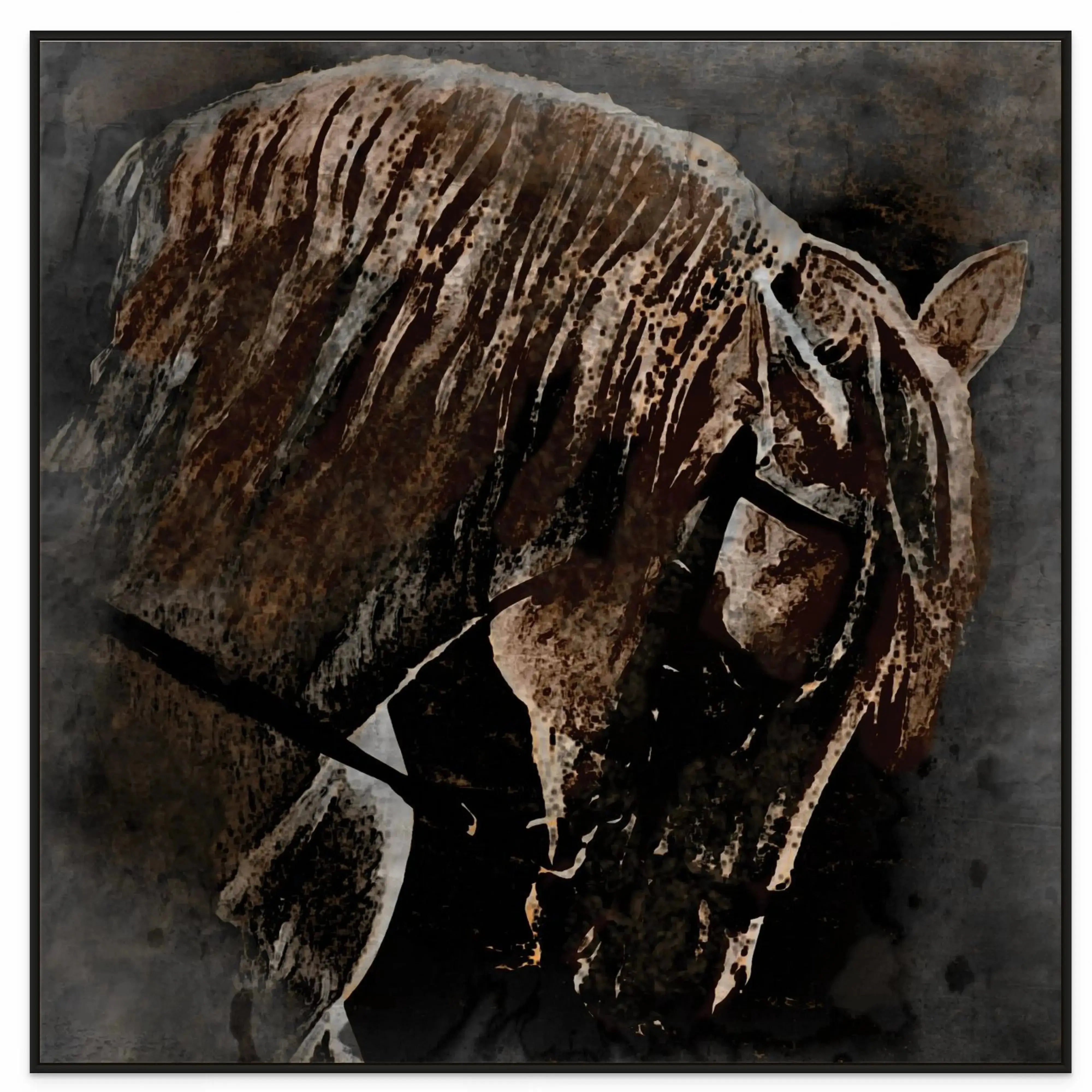 Gentle Friend Canvas Print| Equestrian Wall Art| Stretched Canvas Art ...